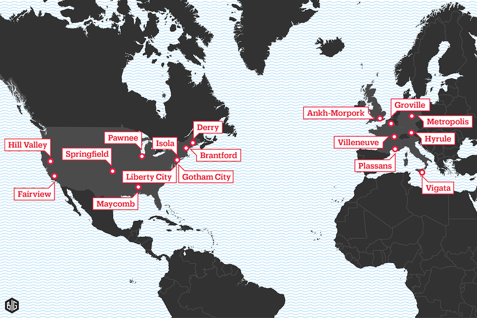 20 villes de fiction / 20 fictional cities | (e)space & fiction